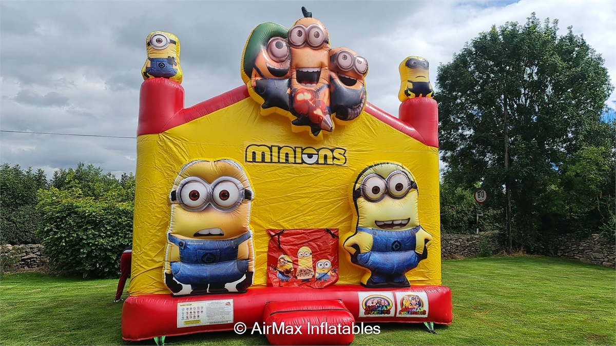 Minions Bouncy Castle and Slide 3D-HD