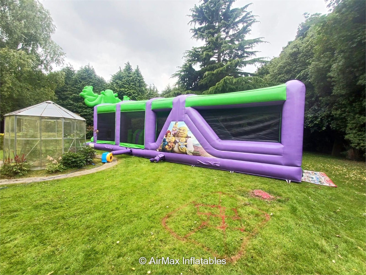 New Shrek Inflatable Obstacle Course