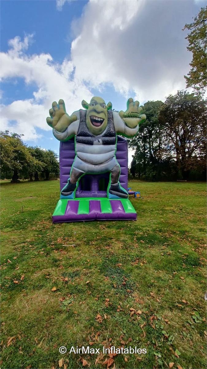 Shrek Inflatable Obstacle Course 3D-HD