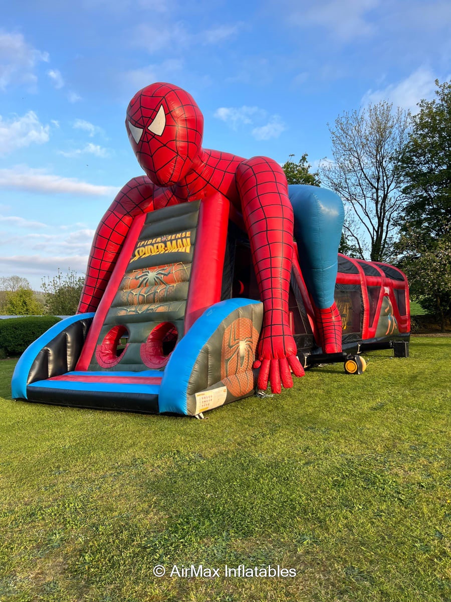 Spider-Man Obstacle Course Hire | Thrilling Inflatable Adventure