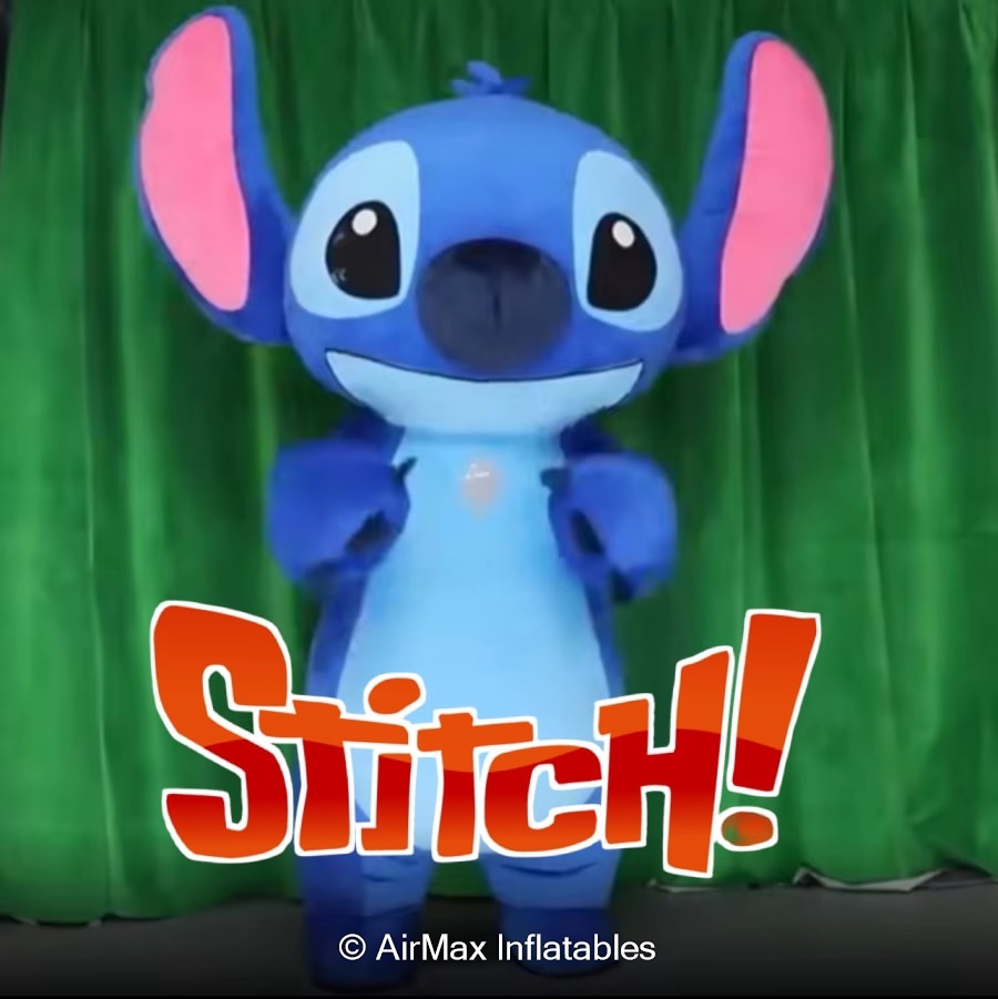 Stitch Mascot Hire - Stitch Costume Hire